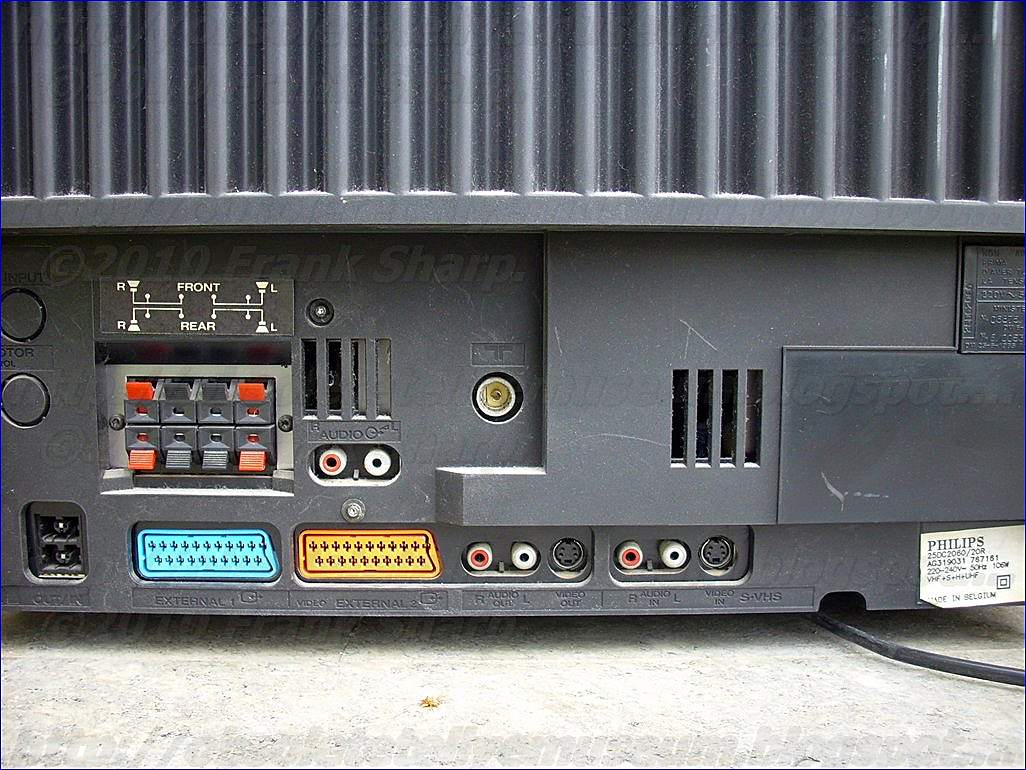 Obsolete Technology Tellye !: PHILIPS 25DC2060 /20R YEAR 1990.