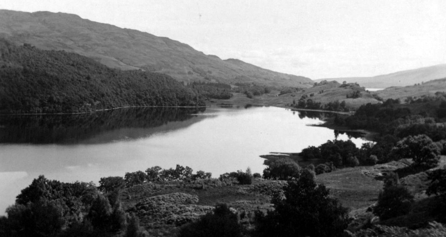 Tour Scotland: Old Photographs Loch Achray Scotland