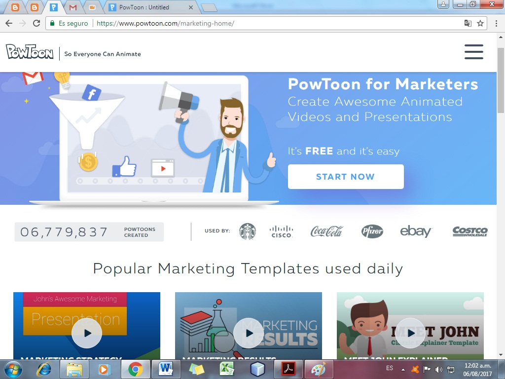 ¿Ya conoces Powtoon?: ¿Como utilizar Powtoon?