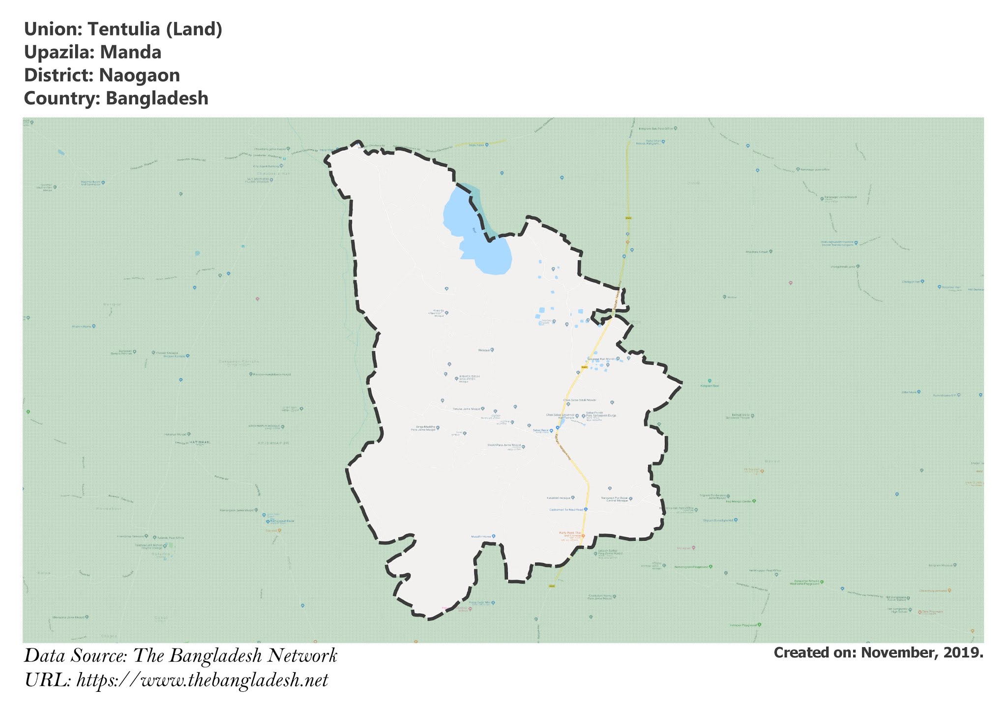 Tentulia Union, Naogaon
