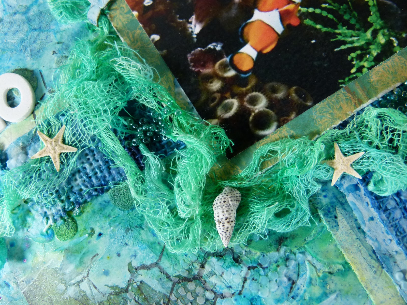 ColourCraft: How To Add Vibrant Colour To Scrapbook Page by Katie