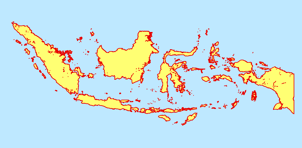 Cara Membuat SHP atau Shapefile Garis Pantai Indonesia Menggunakan ...