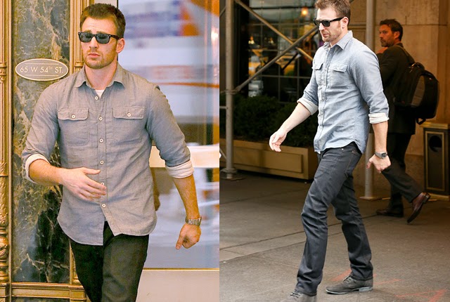 Celebrity Casual Style for Your Daily Look: CHRIS EVANS CASUAL STYLE