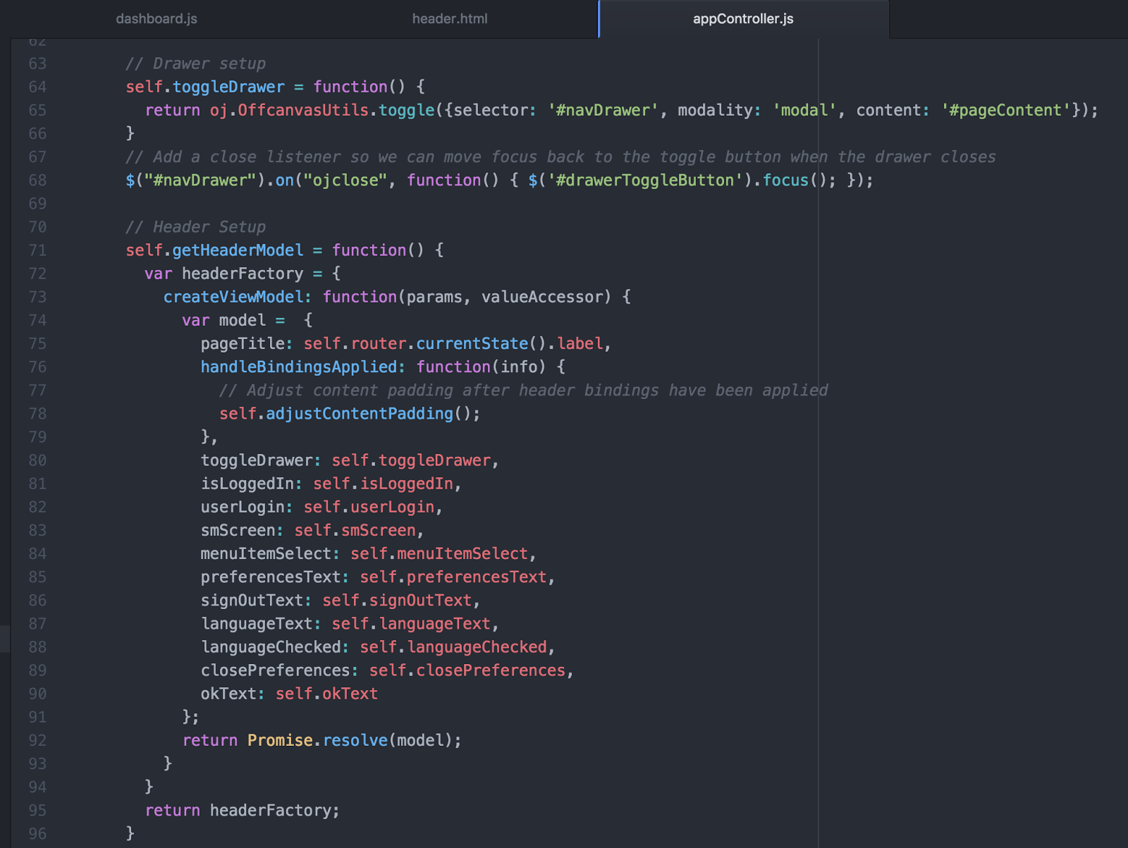 Andrej Baranovskij Blog: Oracle JET Hybrid - NavDrawer Template Menu ...