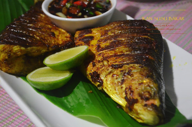 Ikan Susu (milkfish) Bakar & Sup Kaki Ayam dengan Betik - Amie's Little ...