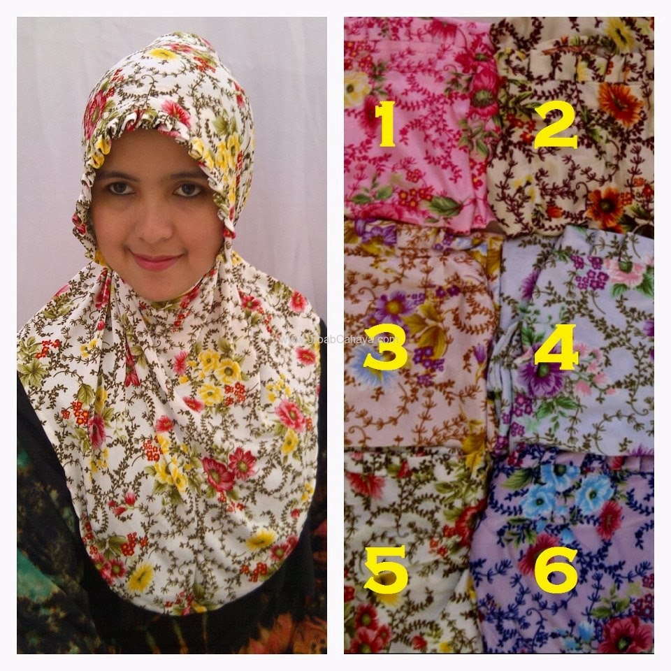 MOTIF BUNGA | http://Grosir-jilbab-murah.com | 03172969021