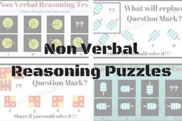Non-Verbal Reasoning Puzzles for Kids and Teens
