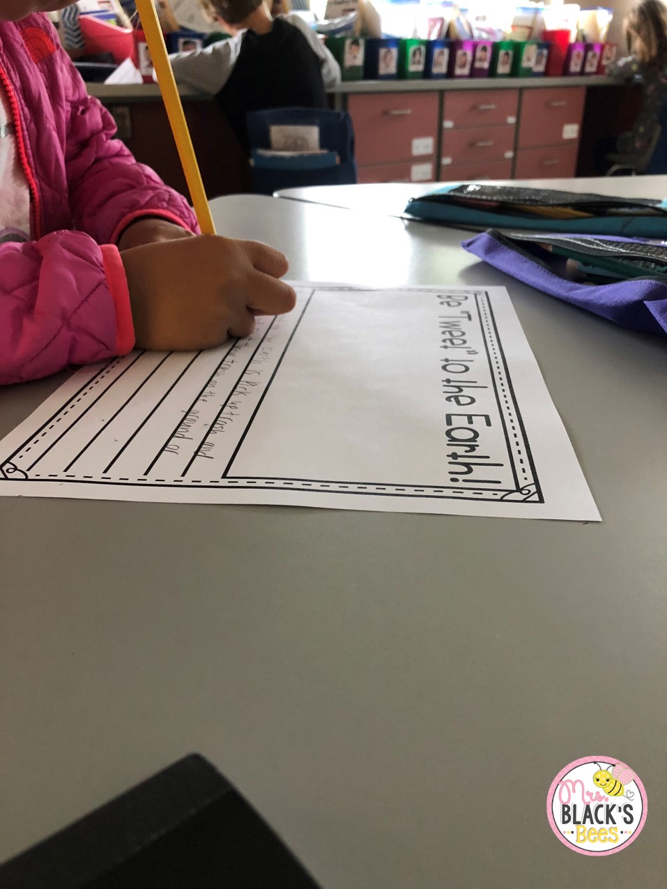 Earth Day Craft and Writing | Mrs. Black's Bees