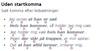 Dansk Blog 3.b Htx Køge: Hvordan sætter man komma?