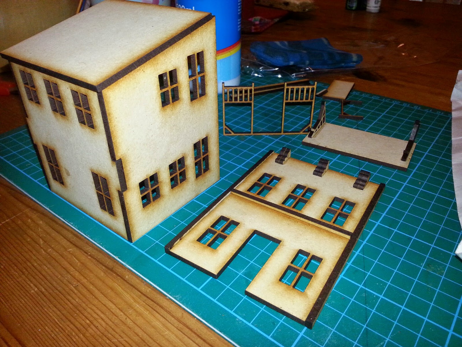 Nerd Club: Laser cut 28mm terrain buildings - wild west