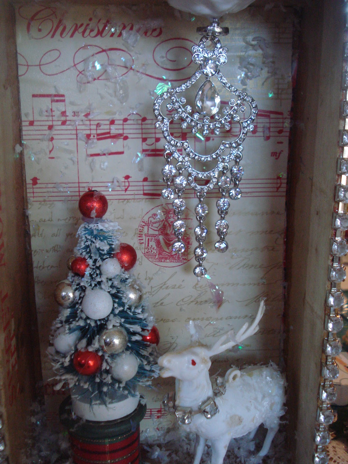 Curtains In My Tree: Chandelier Cigar Box