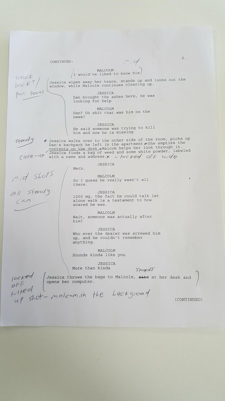 Gavin James Roberts Television Blog: TRANSITIONS UNIT: SCRIPT BREAKDOWN ...
