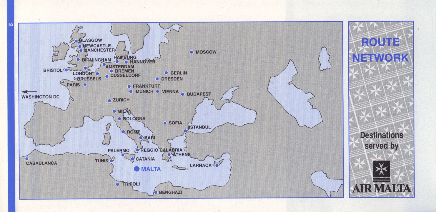 Airline memorabilia: Air Malta (2007)