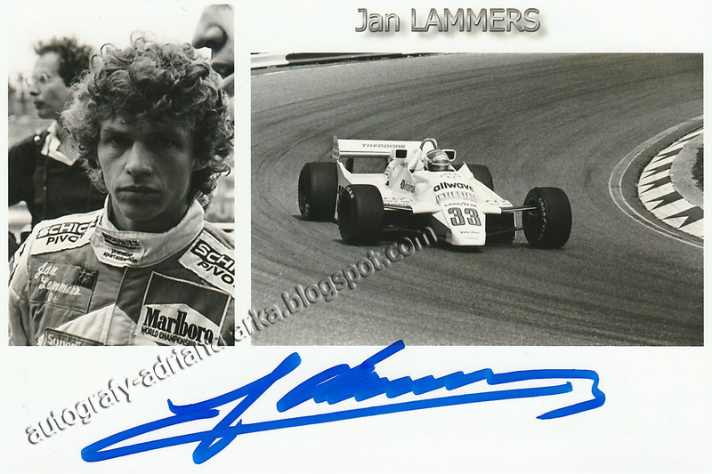 Autographs-F1: Jan LAMMERS