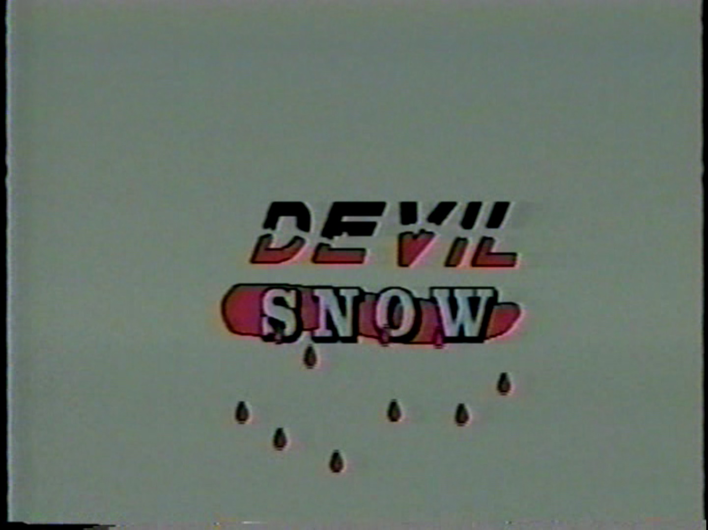 DEVIL SNOW is most definitely not for everybody, but I'm glad I came ...