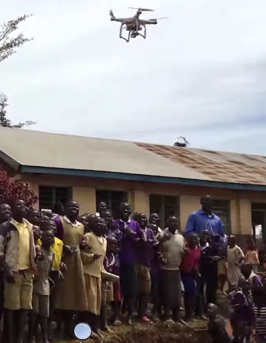 Meanwhile in Africa… African kids see drone for the first time! - Art ...