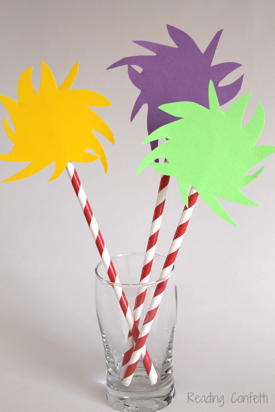 Make Your Own Lorax-Inspired Pixie Sticks ~ Reading Confetti