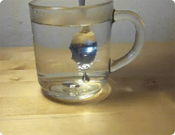 Melting gallium spoon | Unik Dan Menarik