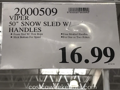 Sno-Storm Vipernex Snow Sled | Costco Weekender