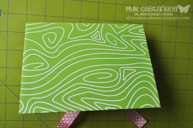 Tutorial Libreta con pluma | Abbondanza Fiesta - Papel para Scrapbook en México