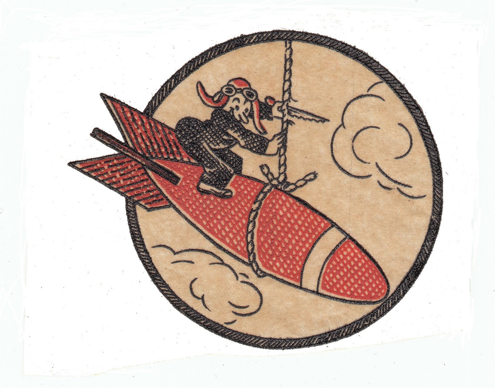 Dull Tool Dim Bulb: Bombs Away Comic Decal Transfer Death from the Sky ...