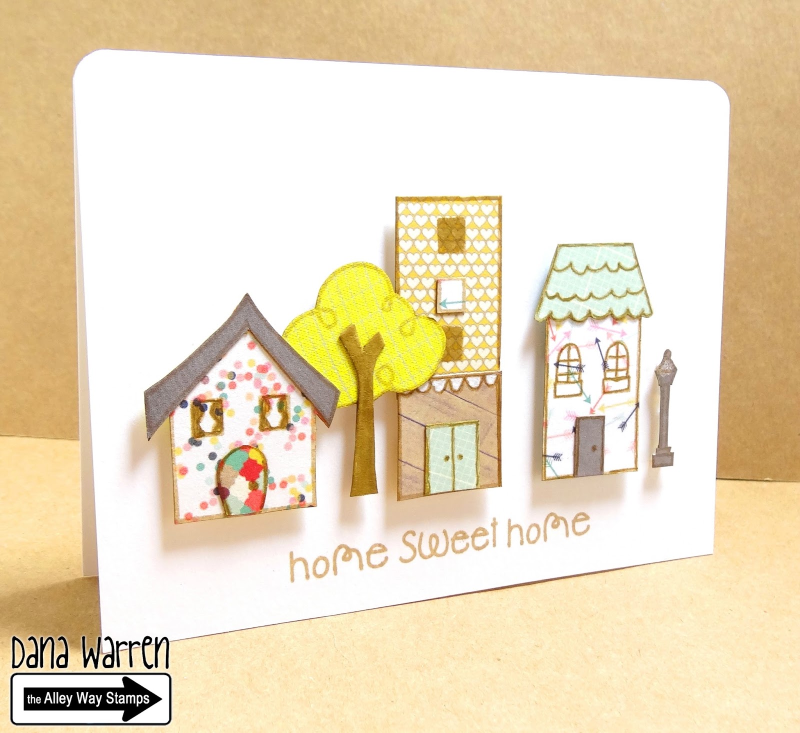 Kraft Paper Stamps: Home Sweet Home