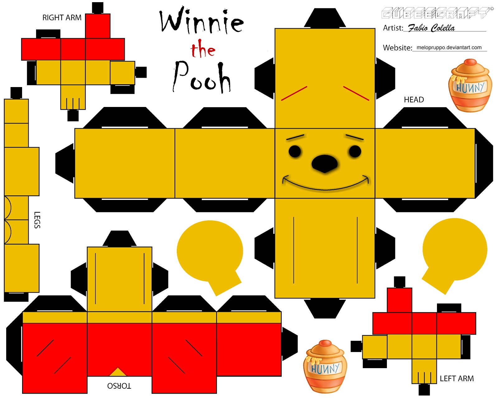 Adel's Book: Cube Paper Craft Some Cute Characters