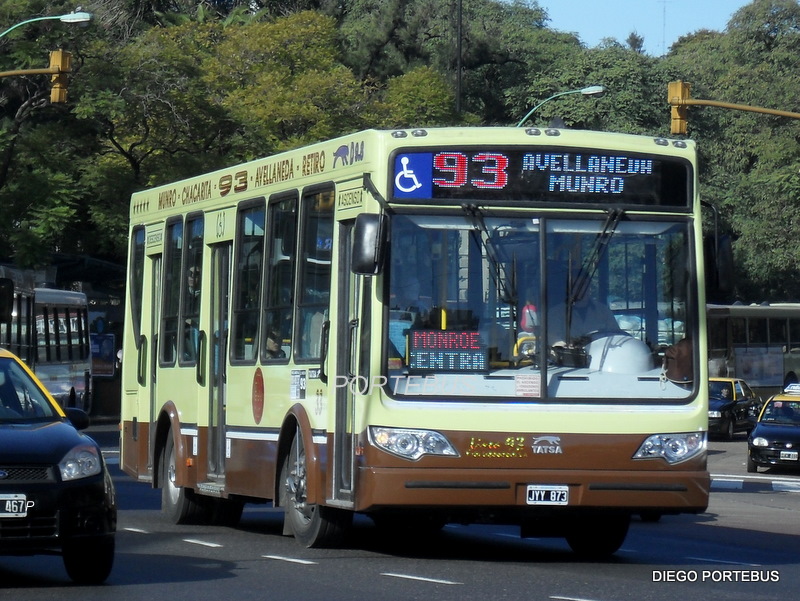 Recorrido de la Linea 93 de Buenos Aires