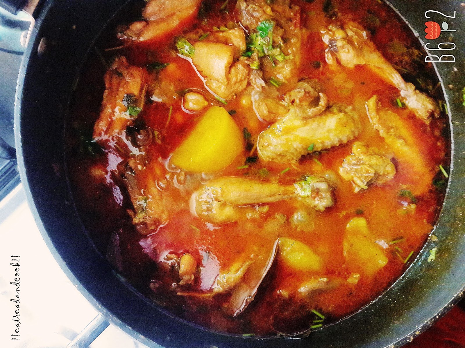 Murgh Chole / Chicken Curry with Chickpeas