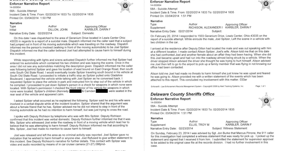 Spitzer's Wife & Girlfriend Confront Him Together (continued)