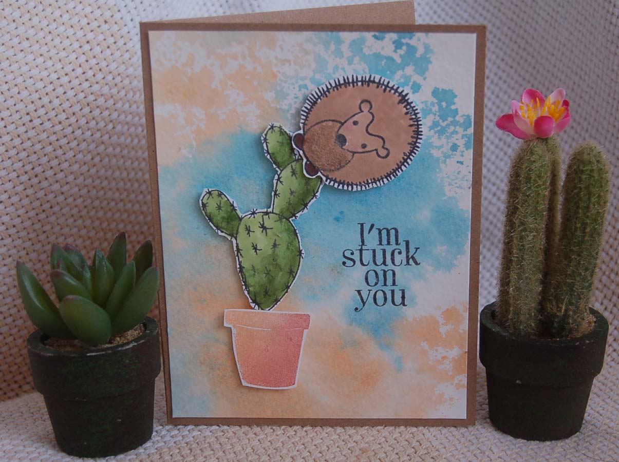 Lynn's Craft Blog: Cactus Greeting Card
