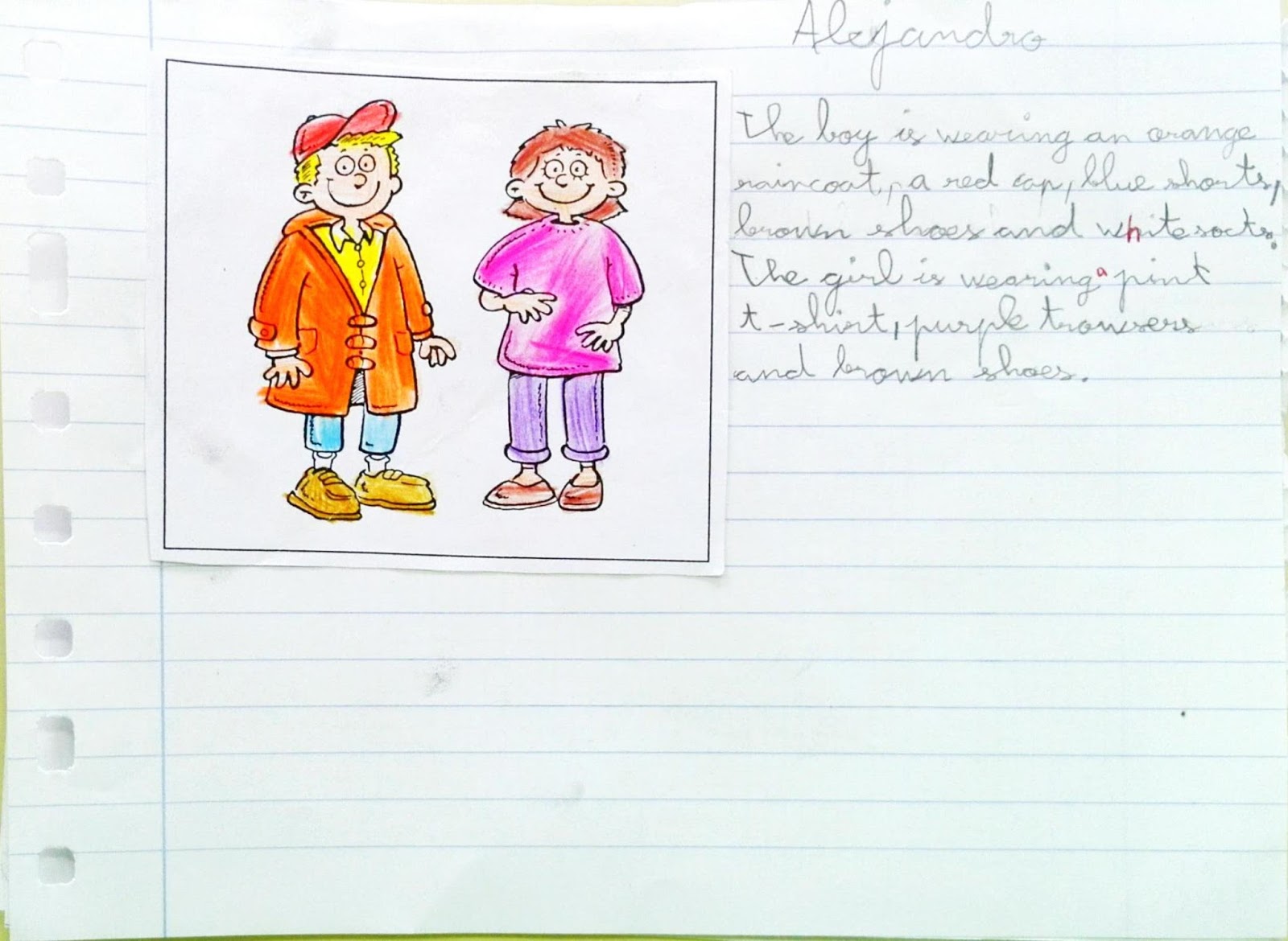 Third Grade Miróbriga: Your clothes descriptions