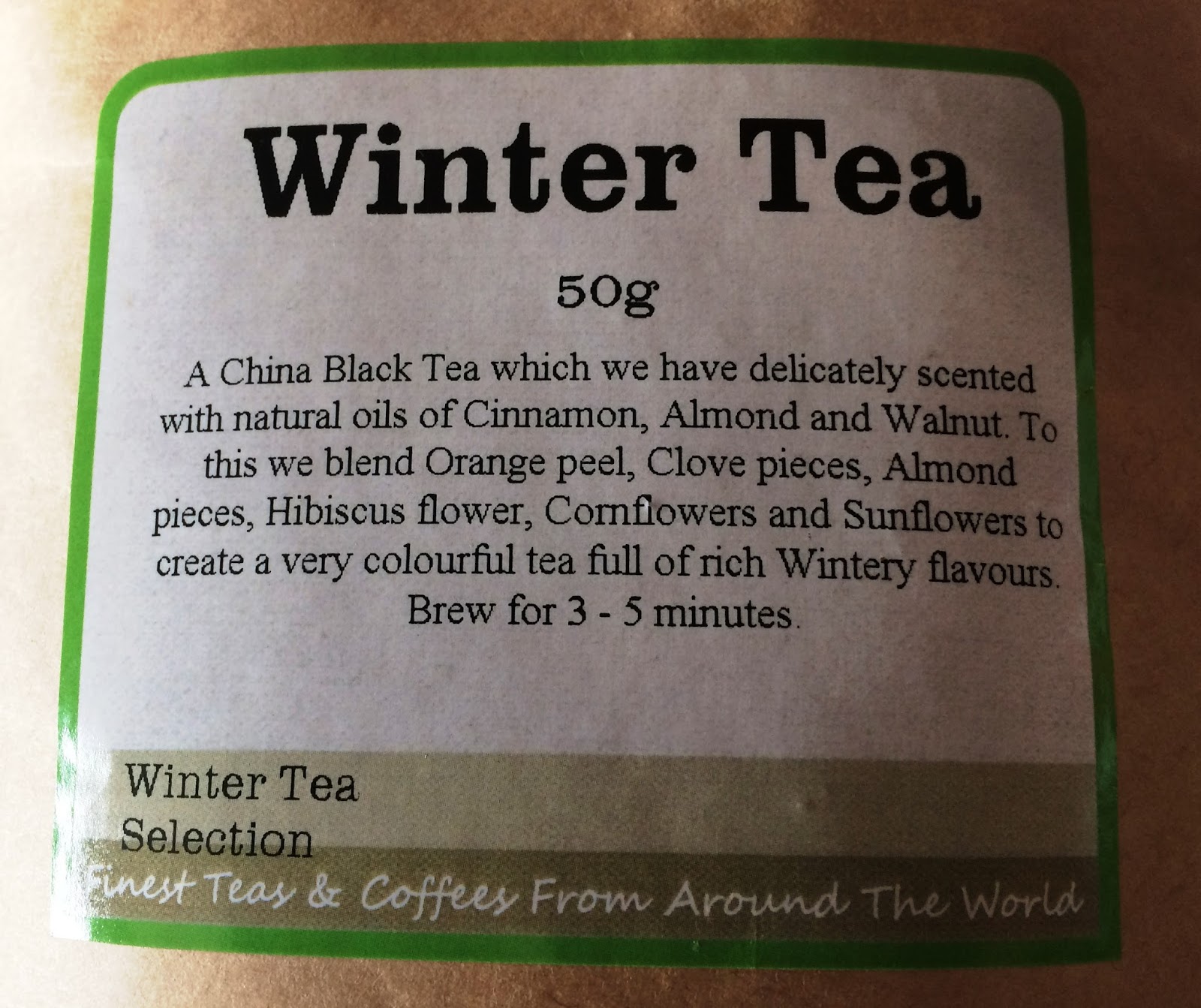 Kent & Sussex Tea & Coffee Co. - Winter Tea