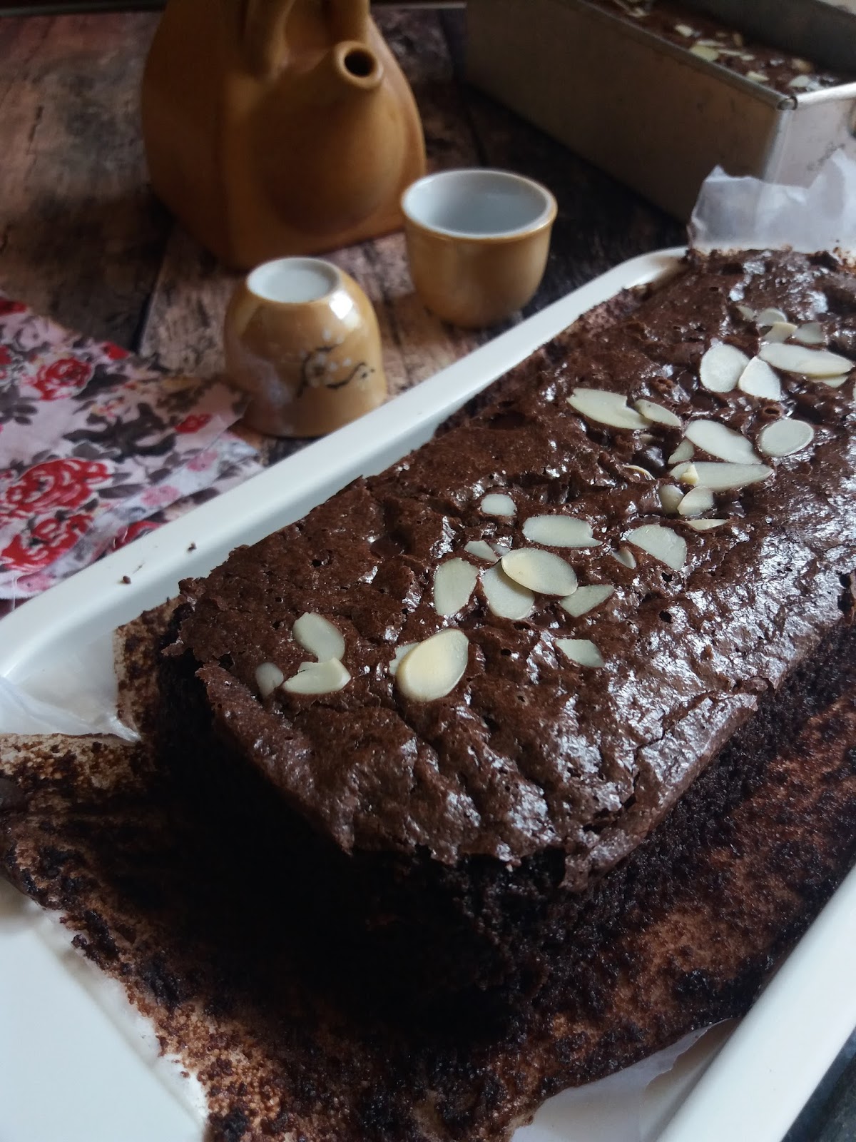 Dapur Miranti: DOUBLE CHOCOLATE SUPER FUDGY BROWNIE WITH OAT