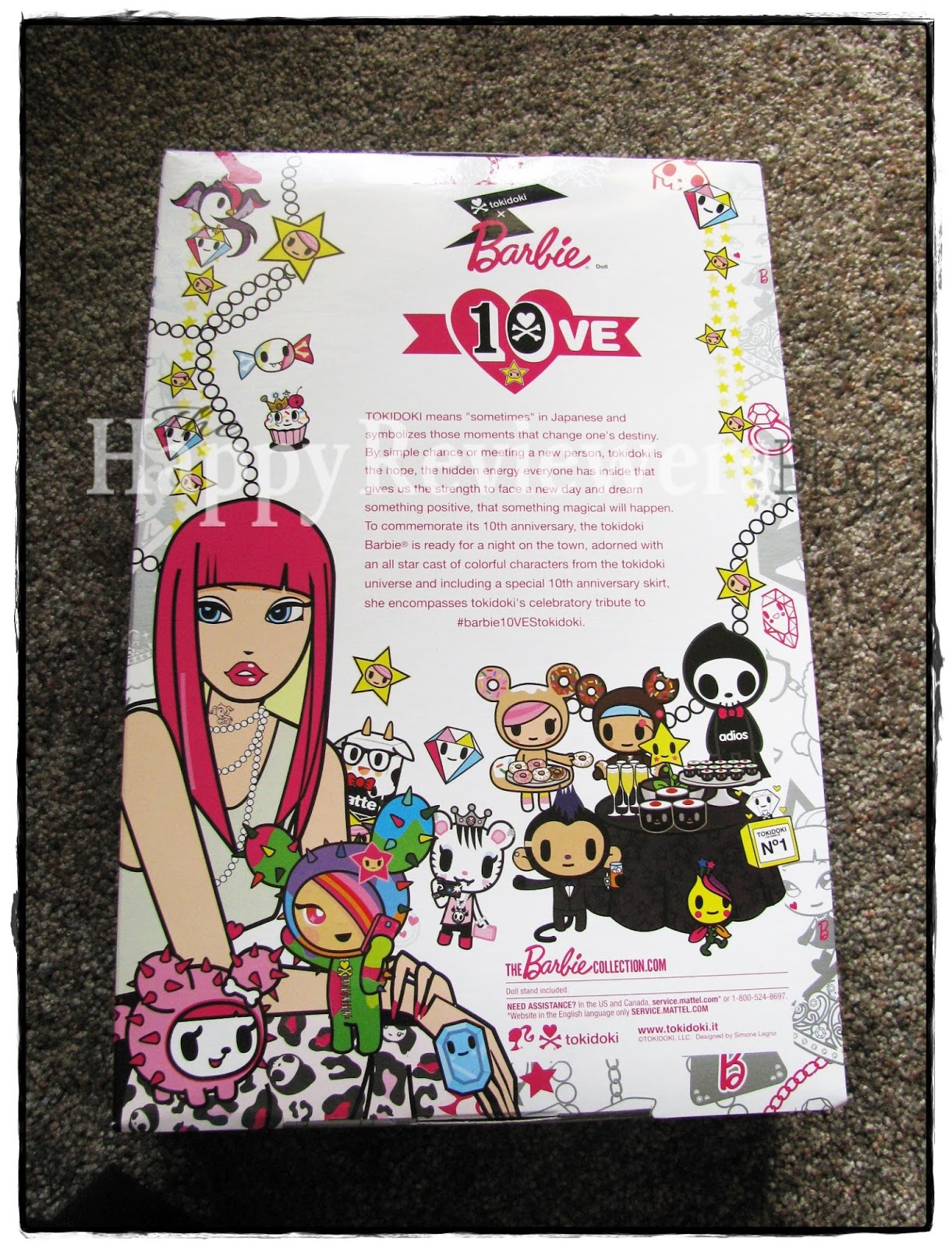 The Happy Reviewers: Review on the new Tokidoki® Barbie® doll