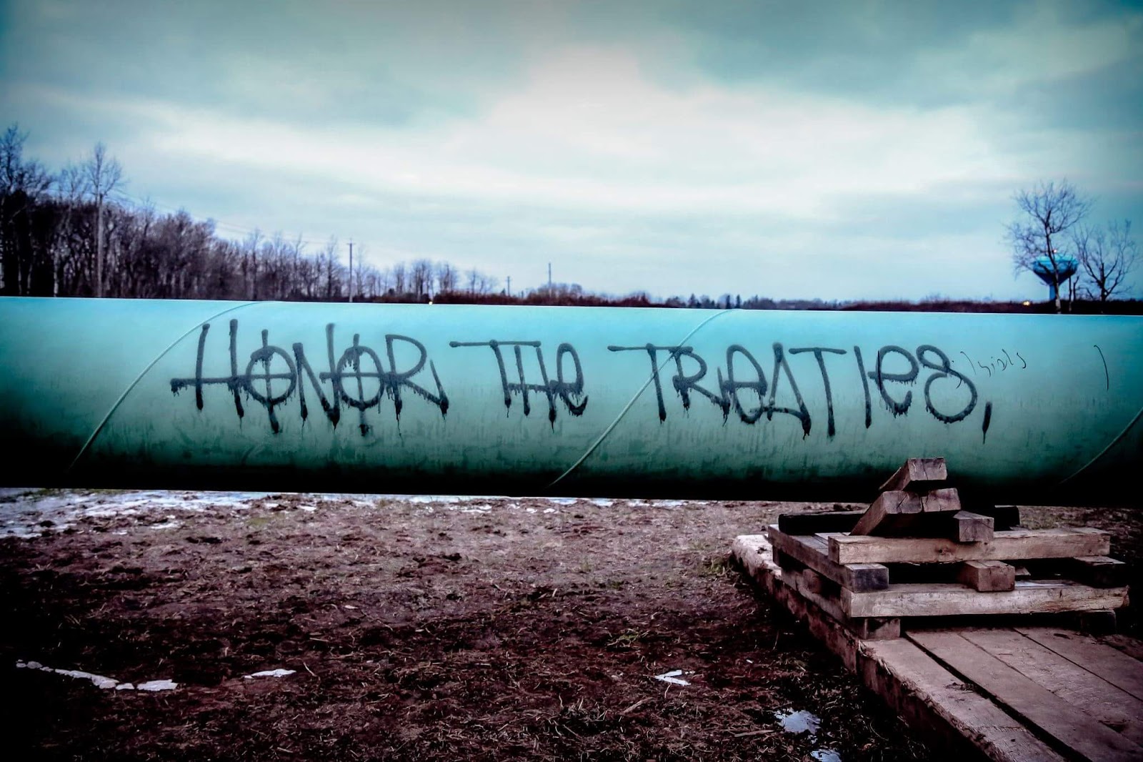 CENSORED NEWS: Enbridge Line 3 Pipeline Lock Down Wisconsin