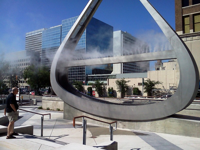 Anybody Want A Peanut?: Millenium Library Park opening