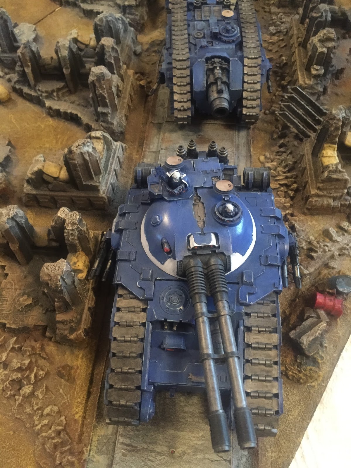 WeeMen: Ultramarines Fellblade, Typhon and Spartan - WIP