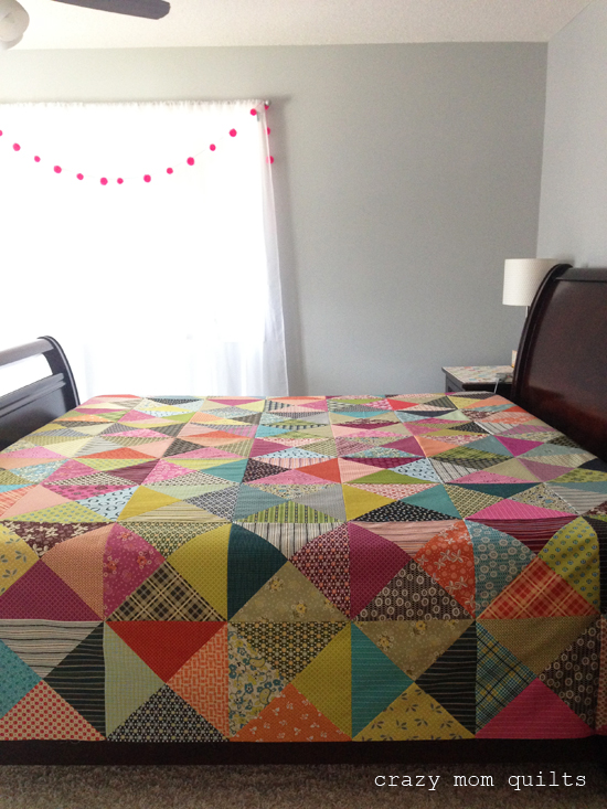 crazy mom quilts: epic quilt top complete