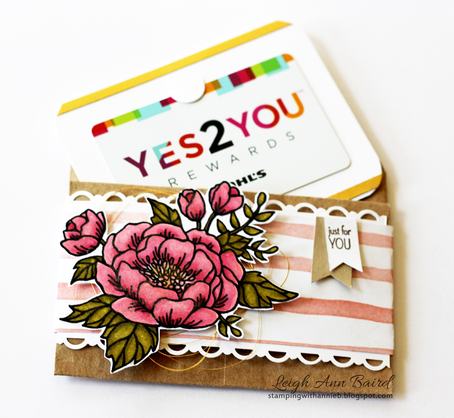 Paper Chase: Kraft bag gift card holder