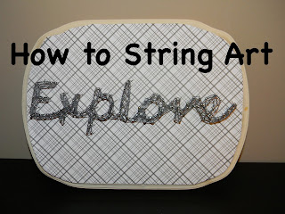 Crafts and Chaos: Do It Yourself: String Art
