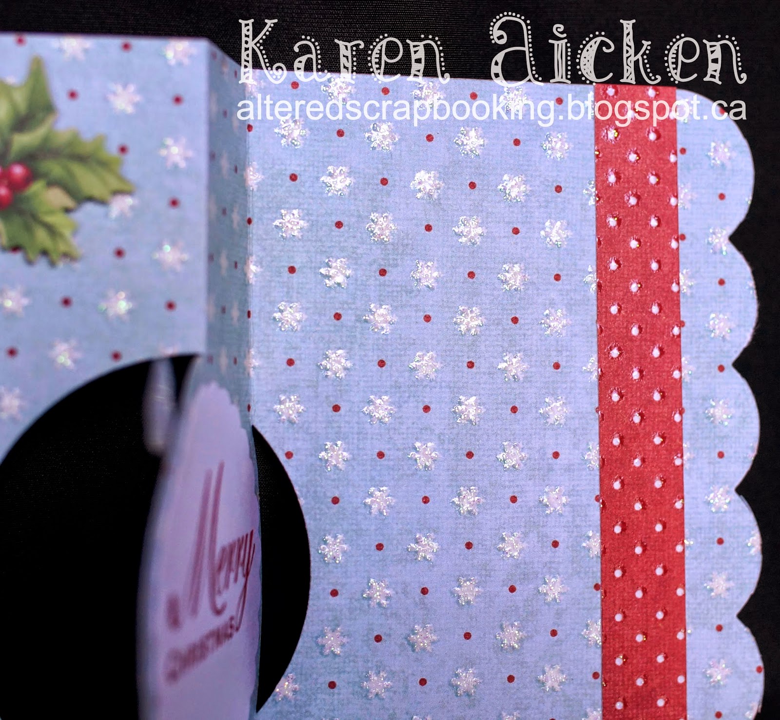 Altered Scrapbooking: Christmas Flip-It Duo