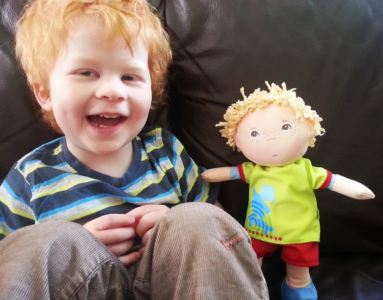 The Brick Castle: Michael ~ a Little Boy Doll from HABA