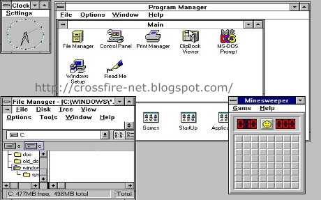 Evolusi Microsoft Windows dari Masa ke Masa | CROSSFiRE netcafe, Inc.