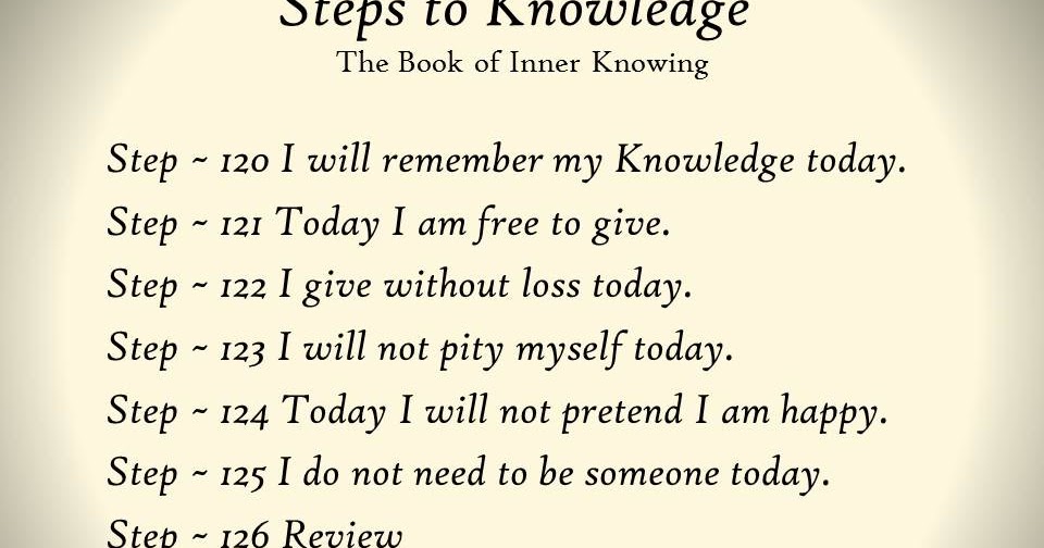 Steps to Knowledge: The Book of Inner Knowing ~ Spiritual Practices ...