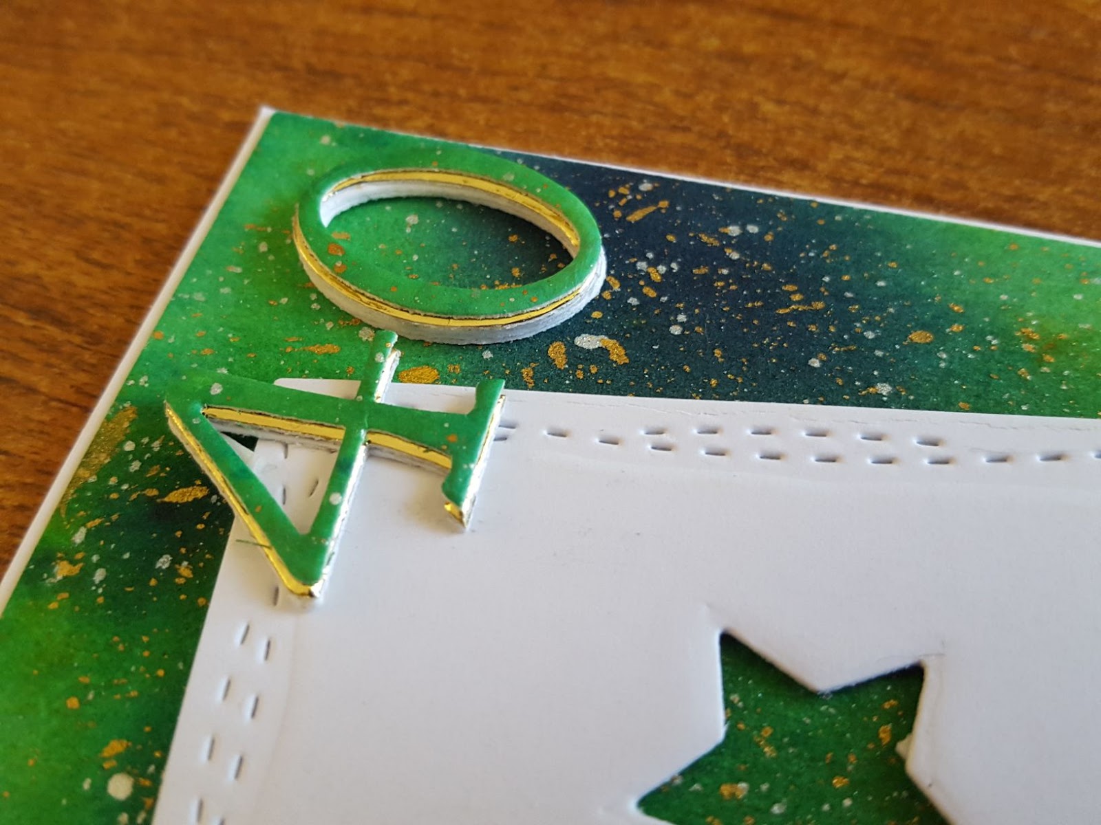 Calligraphy Cards - Shaz in Oz: Simple Layering of Die cut Word Numbers ...