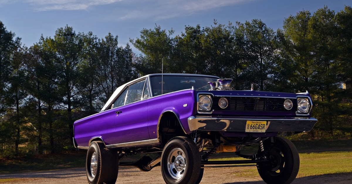 Just A Car Guy: Kooky looking gasser '66 GTX, gotta love it
