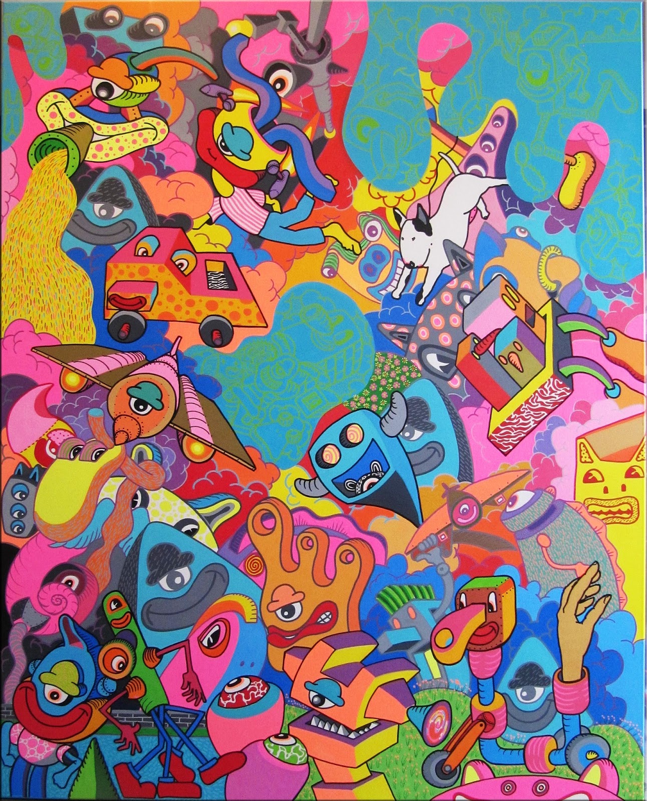 Voillans, village du Doubs, site officiel: La figuration libre - Hank China