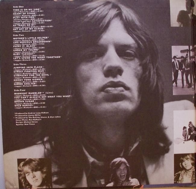 Rolling Stones Hot Rocks Album Cover