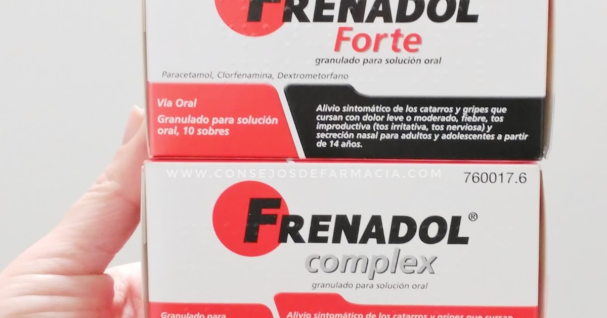 ¿En qué se diferencia Frenadol Complex y Frenadol Forte? | Consejos de ...